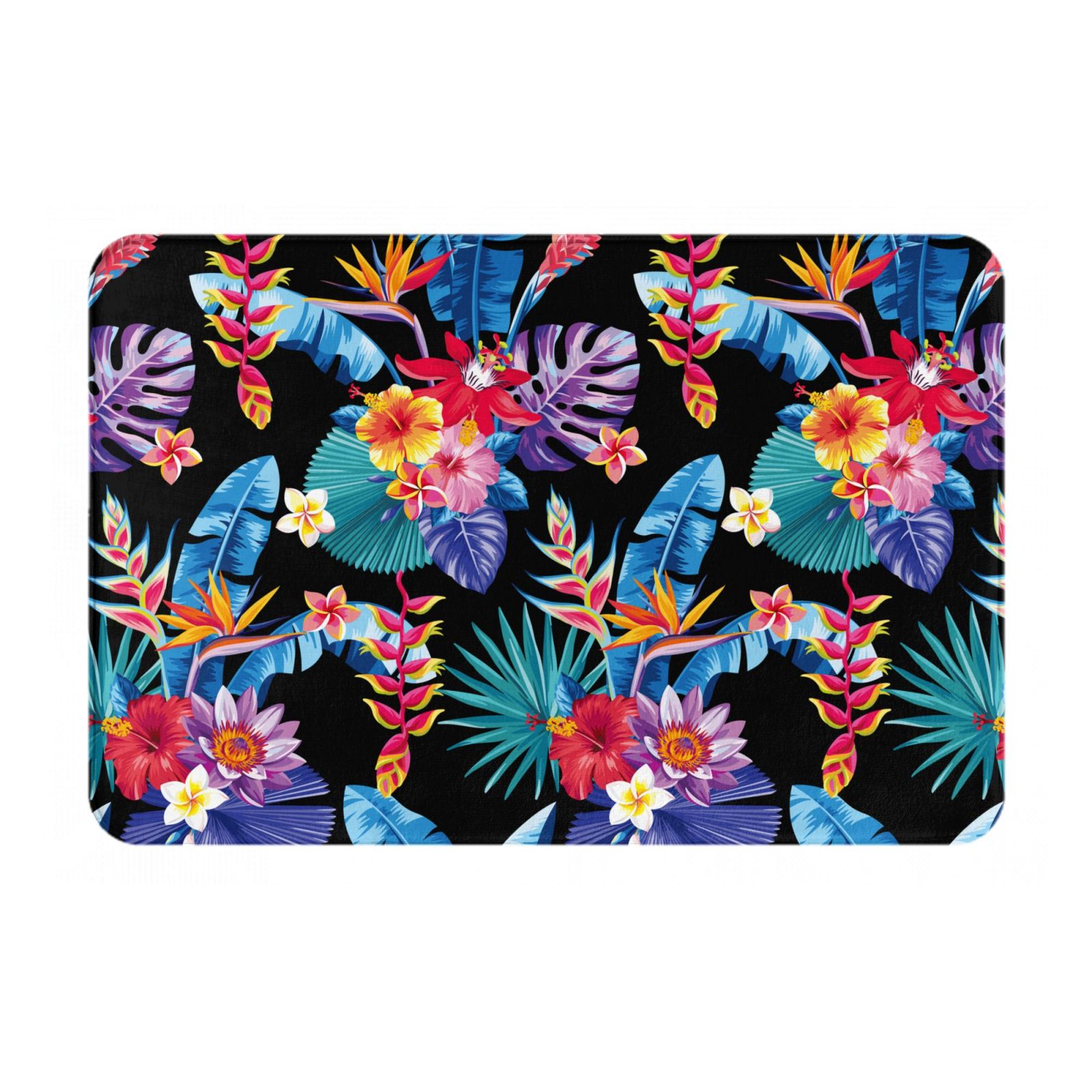 Yoyoae Tropical Palm Leaves Print Front Door Mat Outside Entrance,16 ...