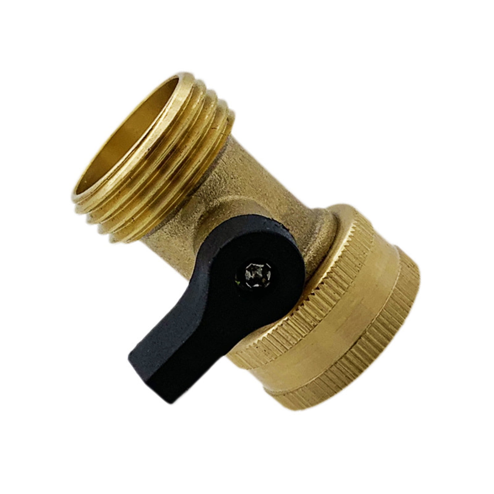 Yoziaaoa 2 pcs Garden Hose Adapter Garden hose shut off Valve Heavy ...
