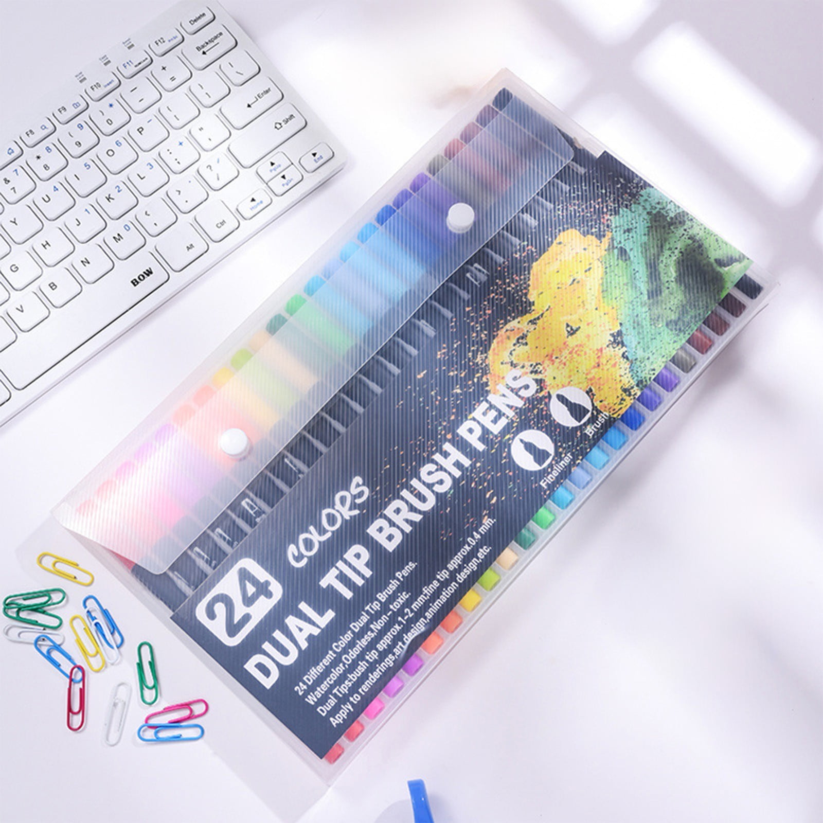 Yoziaaoa 5 Pcs Versatile Coloring Marker Set for Doodling and Outlining ...