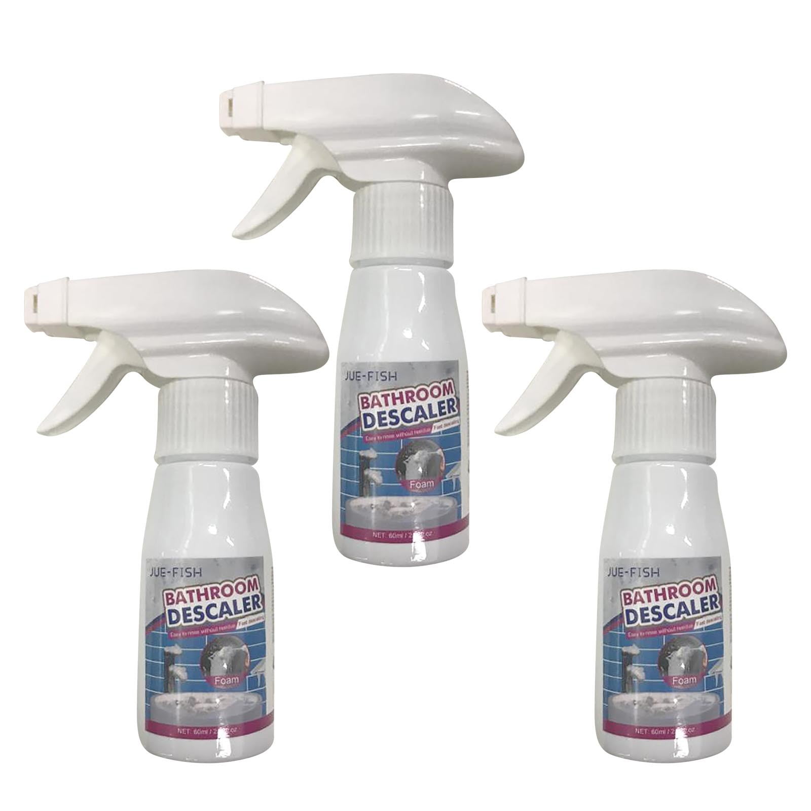 Yoziaaoa 9 pcs 60ml Bathroom Descaler Cleaner, Powerful Stubborn Stains ...