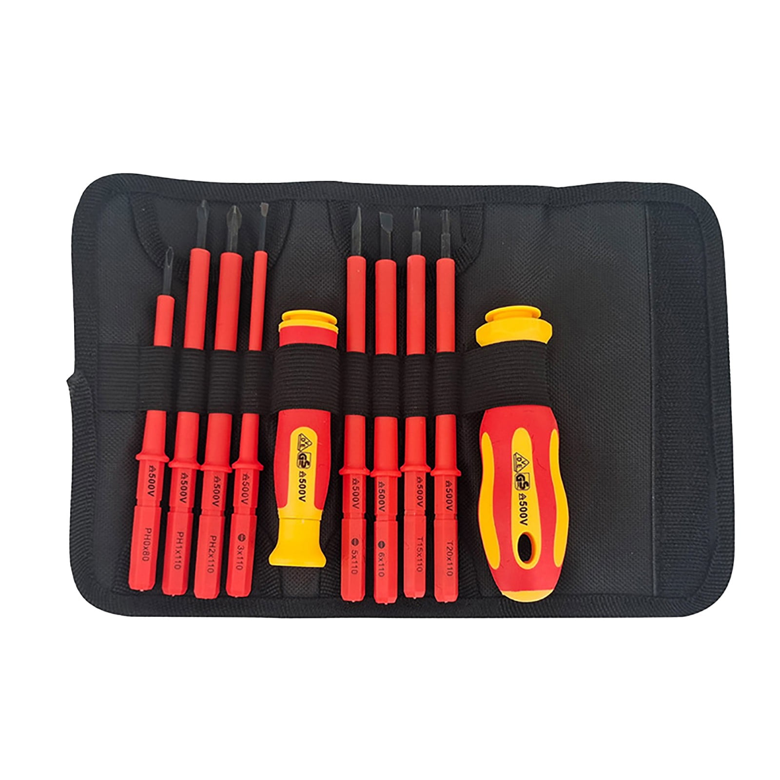 YruYptpaln 500V R Ated 10 Piece Insulated Screwdriver Set With ...