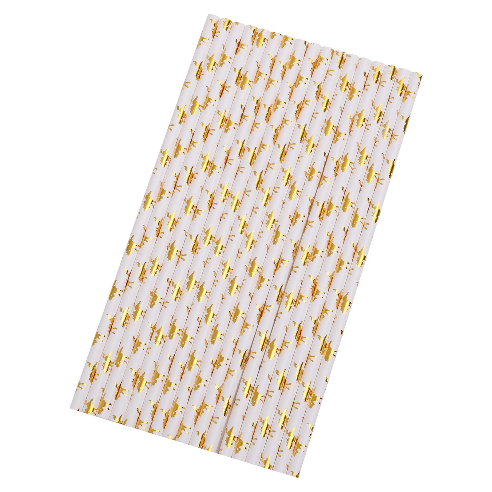 YruYptpaln Disposable Drinking Striped Paper 25pc Star Paper Umbrellas ...
