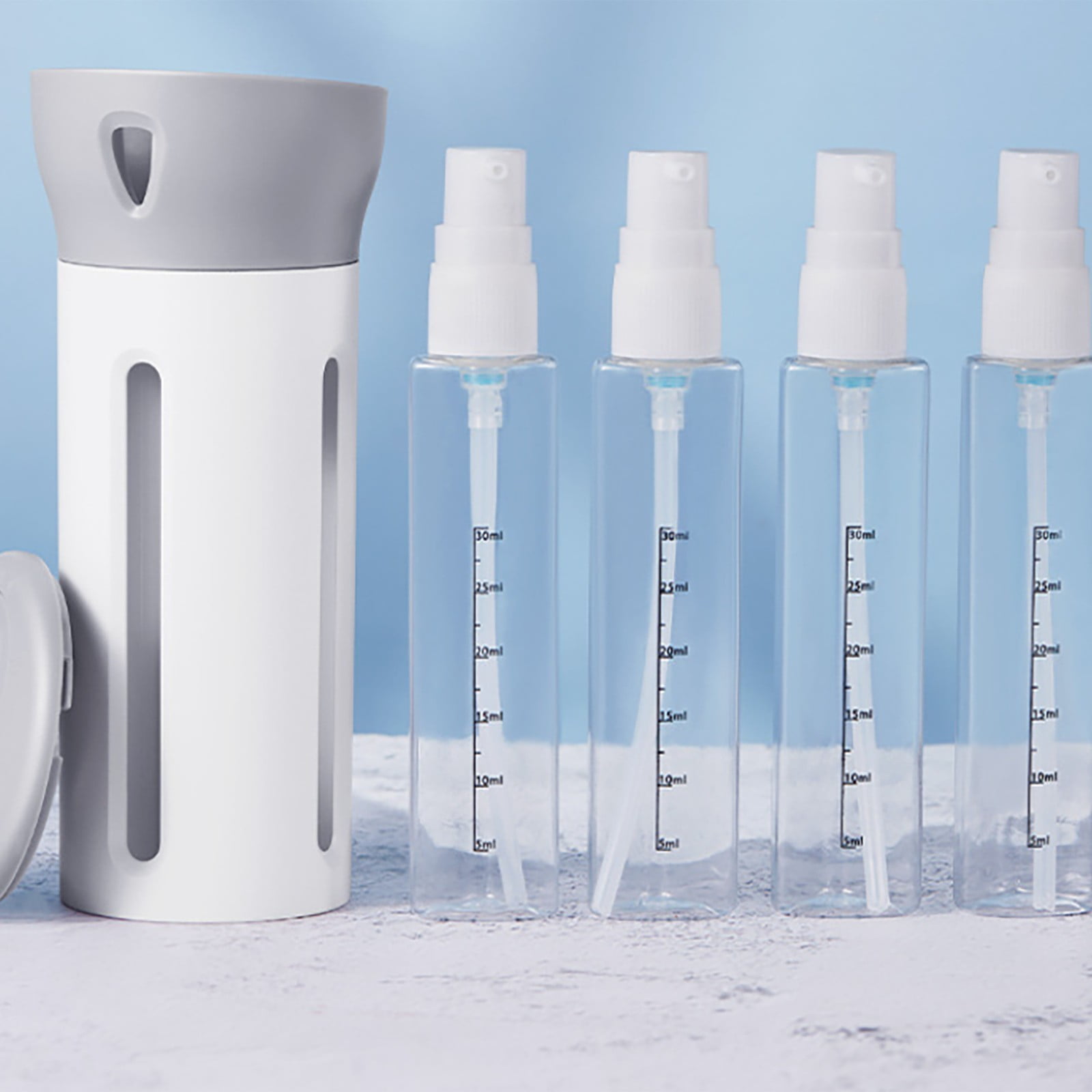 YruYptpaln Four In One Travel Packaging Bottle Function Push Triple ... YruYptpaln Four In One Travel Packaging Bottle Function Push Triple ...