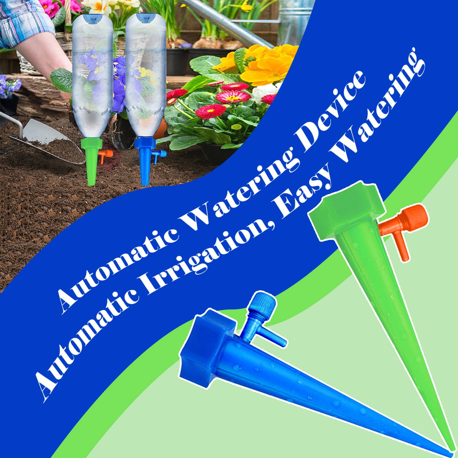 YruYptpaln Garden Adjustable Water Flow Dripper Potted Automatic ...