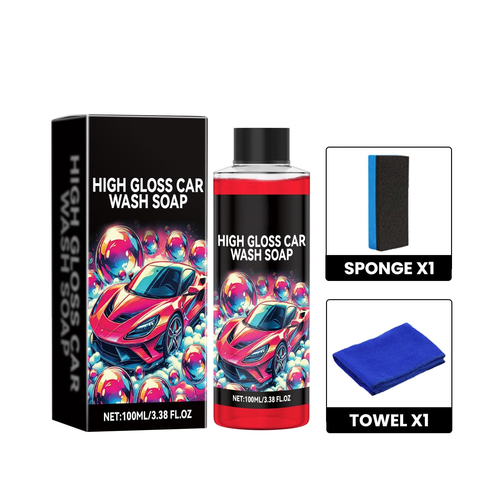 YruYptpaln High Foam Car Washing Liquid Cleaning And Decontamination ...