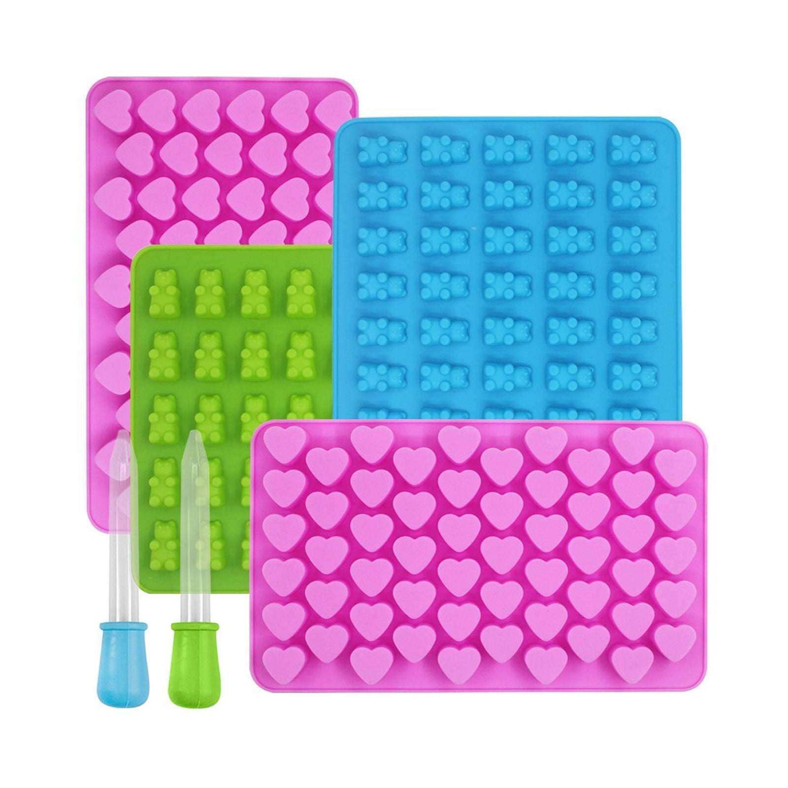 YruYptpaln Holes Silicone For Chocolate Cake Jelly Soap Round Shape ...