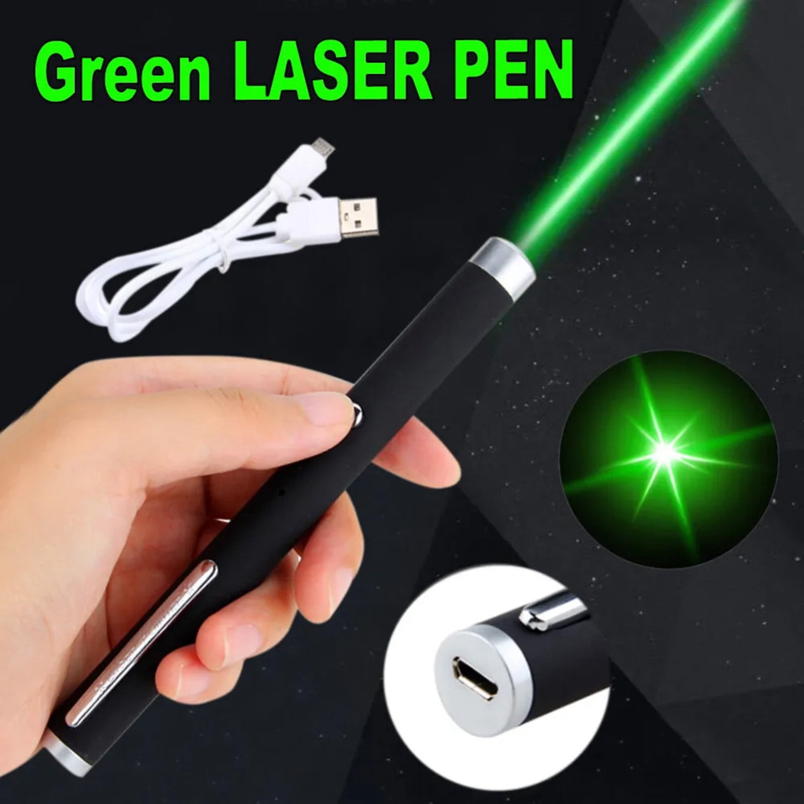 YruYptpaln "Illuminate Your World With The Powerful Green Pointer USB ...