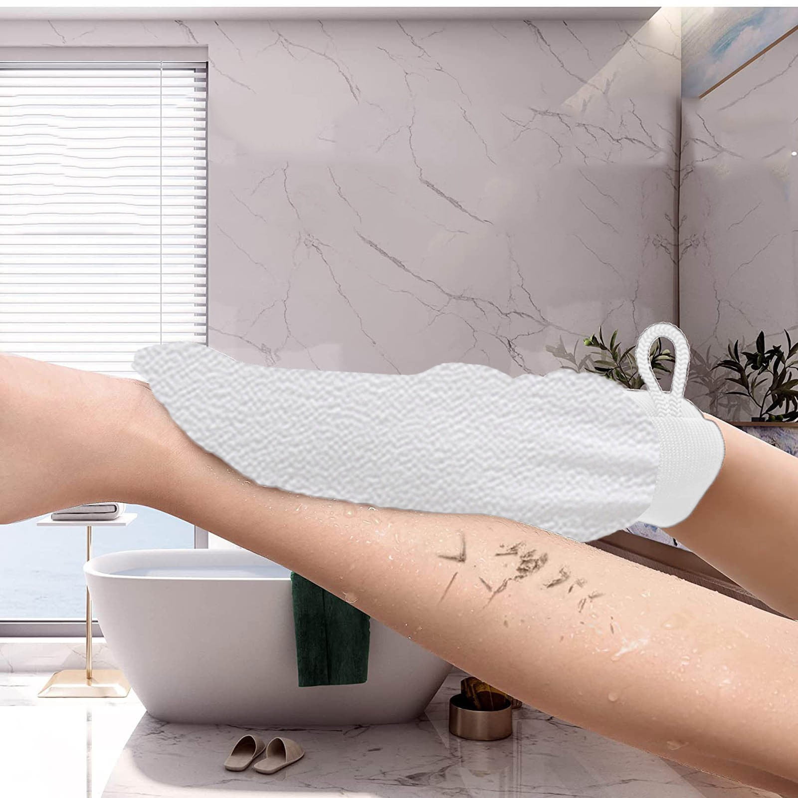 YruYptpaln Korean Exfoliating Body Scrub Glove Bath SPA Exfoliating ...