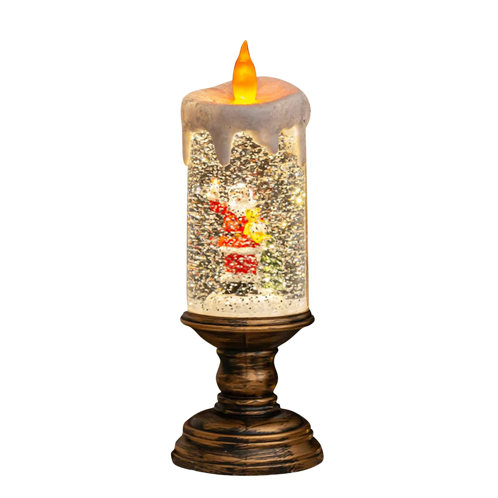 YruYptpaln LED Candle Christmas Flameless Candle Battery Operated ...