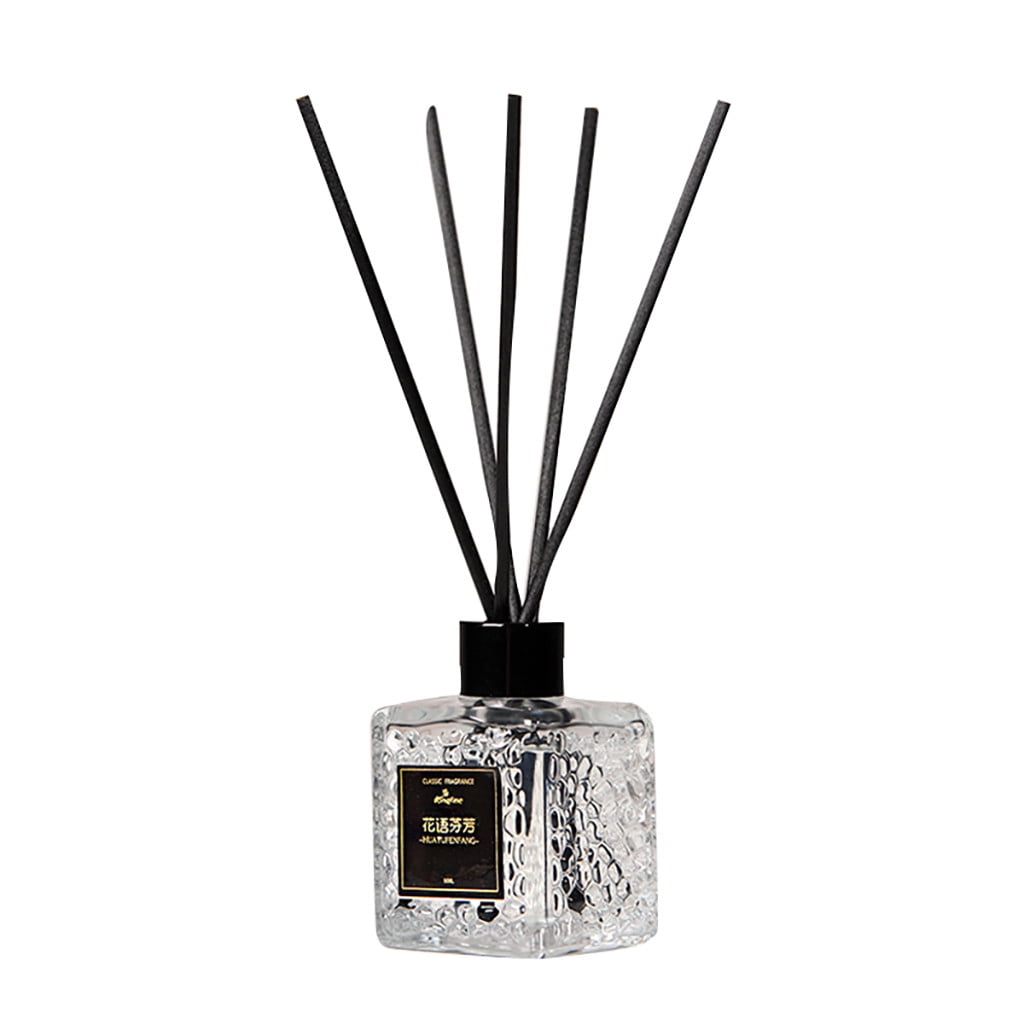 YruYptpaln Oil Diffusers with Natural Sticks, Glass Bottle and Scented ...
