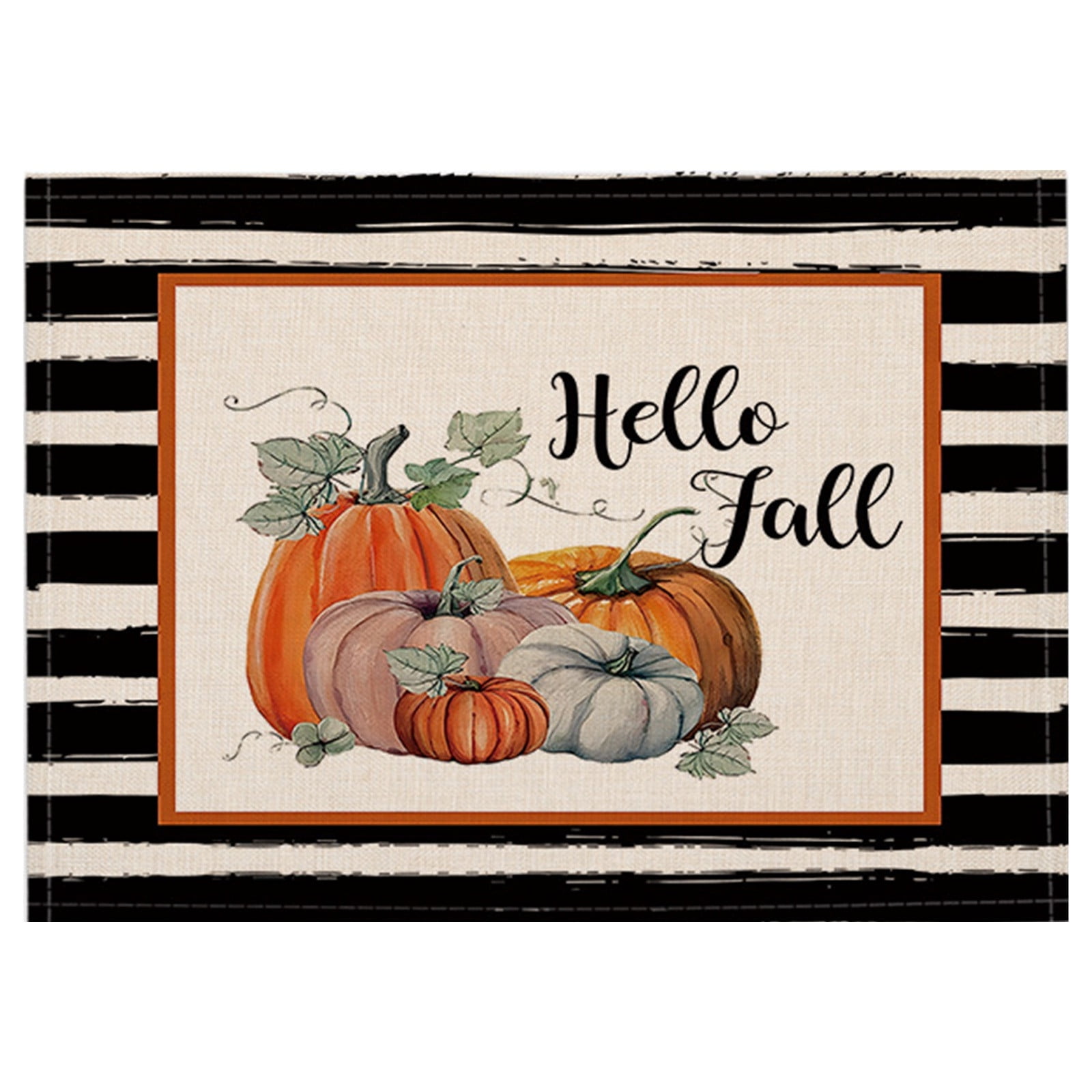 YruYptpaln Placemats Thanksgiving Holiday Decoration Placemats Home ...