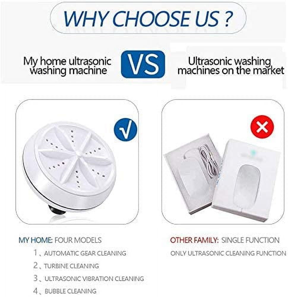 YruYptpaln Portable Mini Washing Machine Turbine Clothes Mini Washer ...