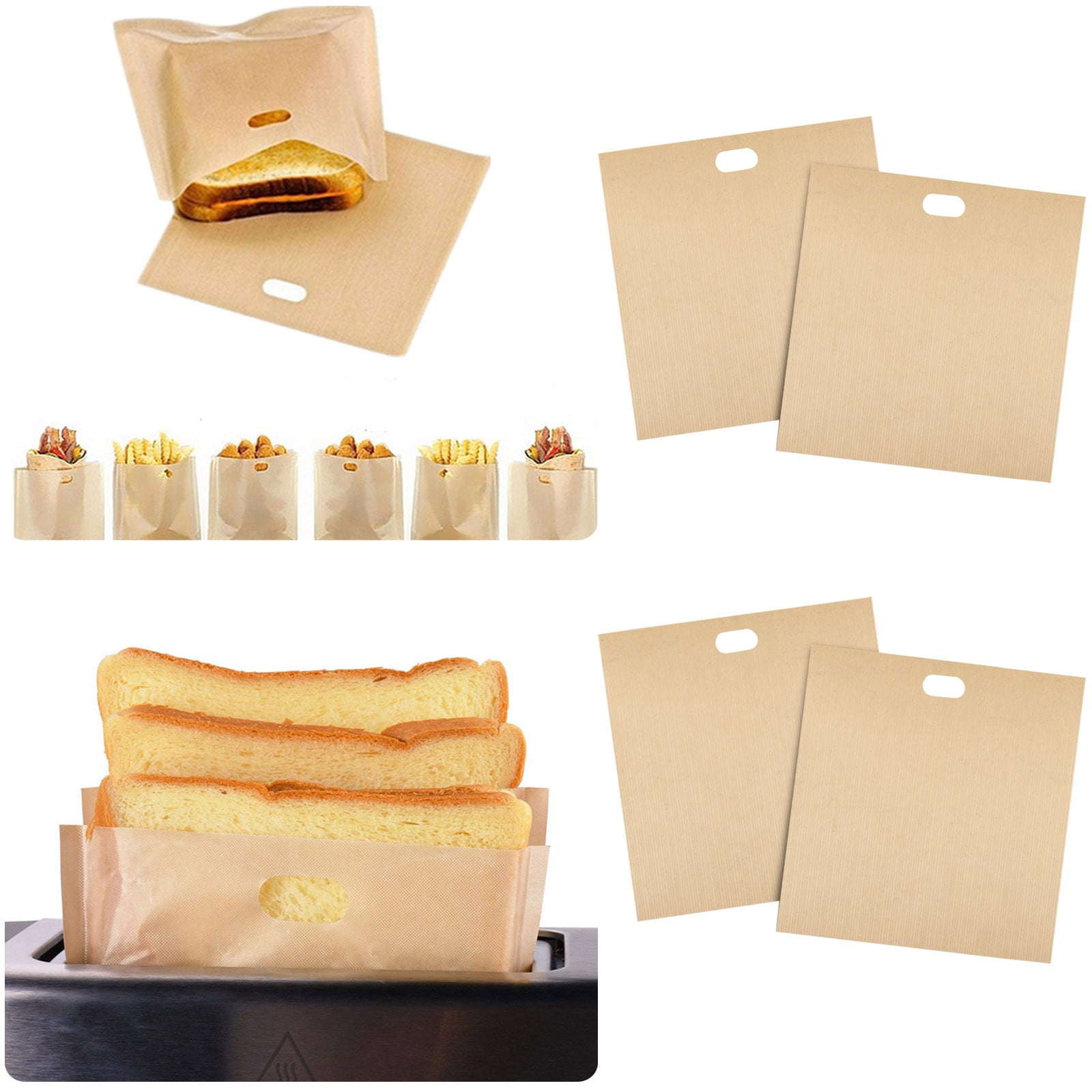 YruYptpaln Sandwich Bread Bag Heat Bread Bag Special Bag Fiberglass Bag ...