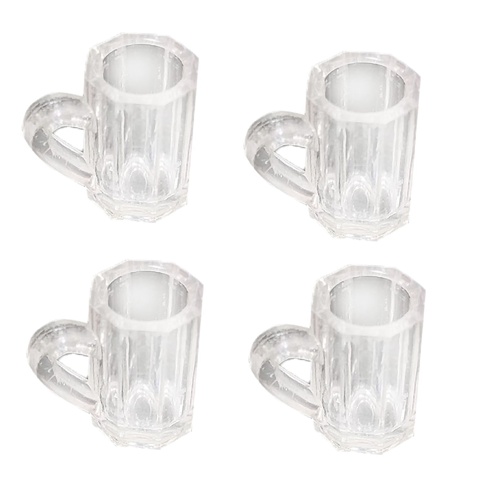 YruYptpaln Tiny Mini Shaped Decoration(4 Pc) Cups for Kitchen Fancy 60s ...
