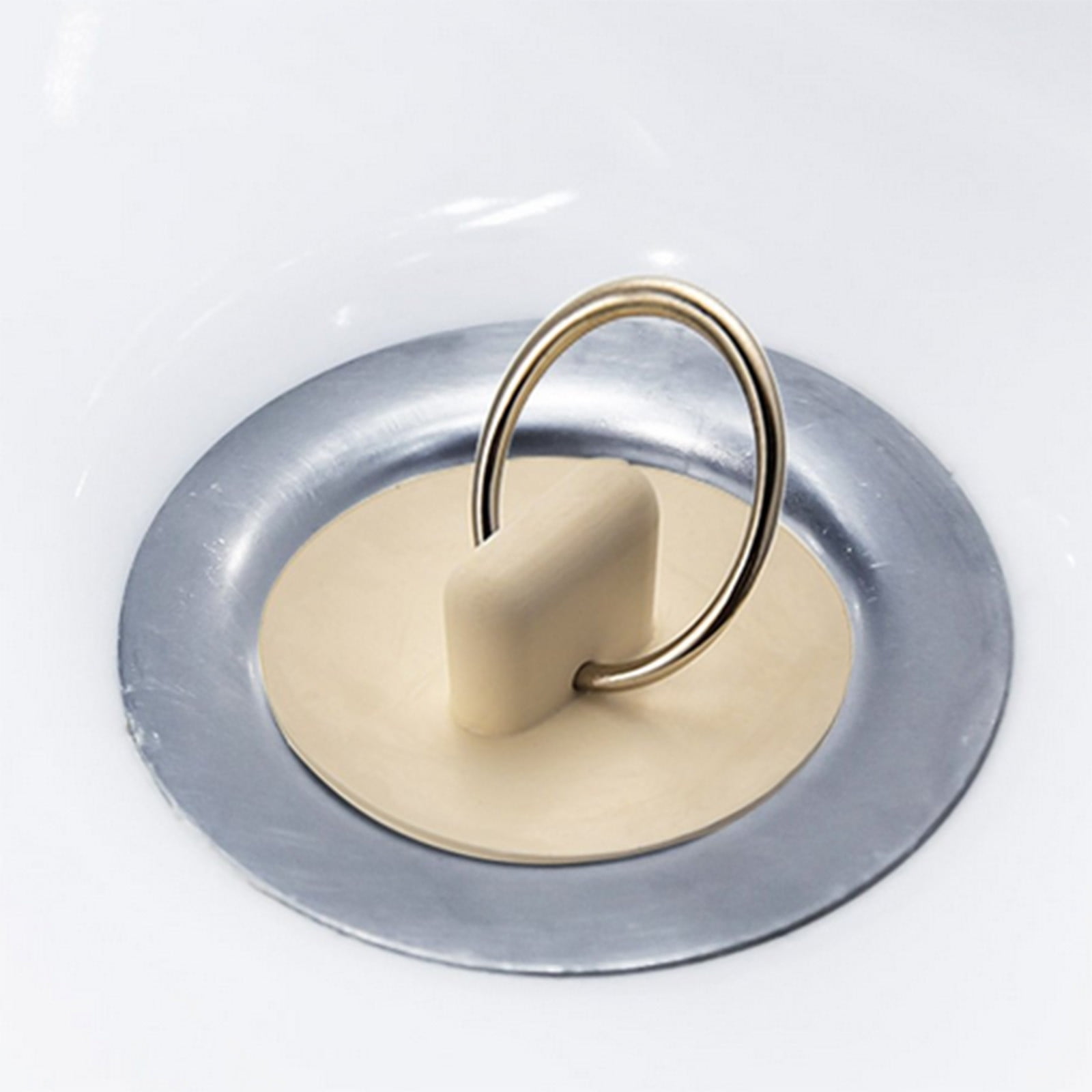 YruYptpaln White Rubber Bathtub Plug Wash Basin Bathtub Plug Drain Pipe ...