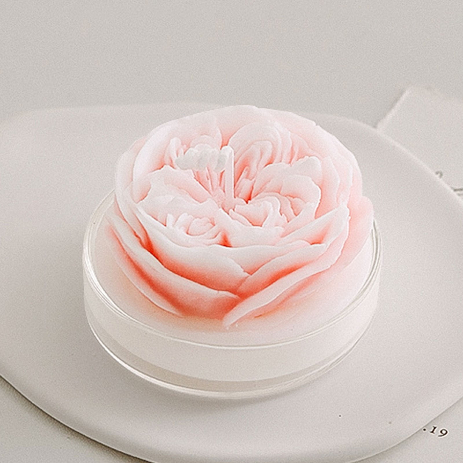YruYptpaln Wooden Candle Holders Centerpiece Glass Candle Pillar Rose ...