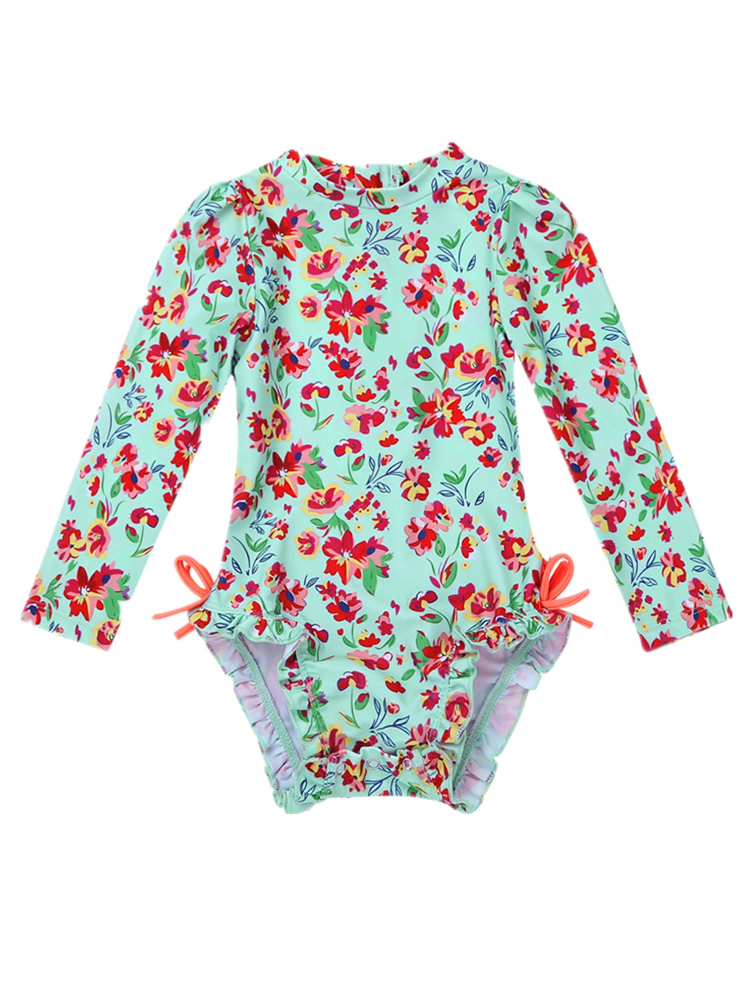 Yruioon Baby Infant Girl Swimsuit One-piece Rash Guard Bathing Suit ...