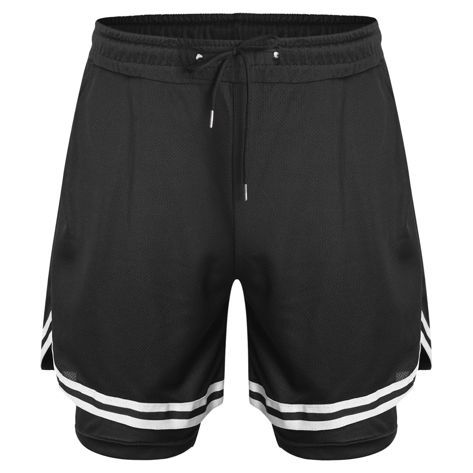 Yruioon Kids Boys Running Shorts Active Basketball Shorts Lightweight ...