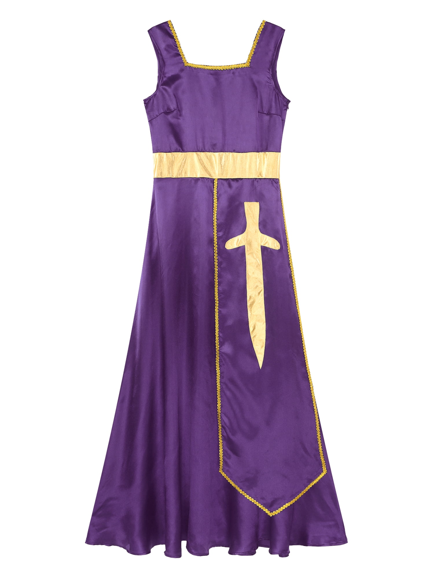 Yruioon Women Metallic Cross Praise Dance Dress Worship Dancewear ...