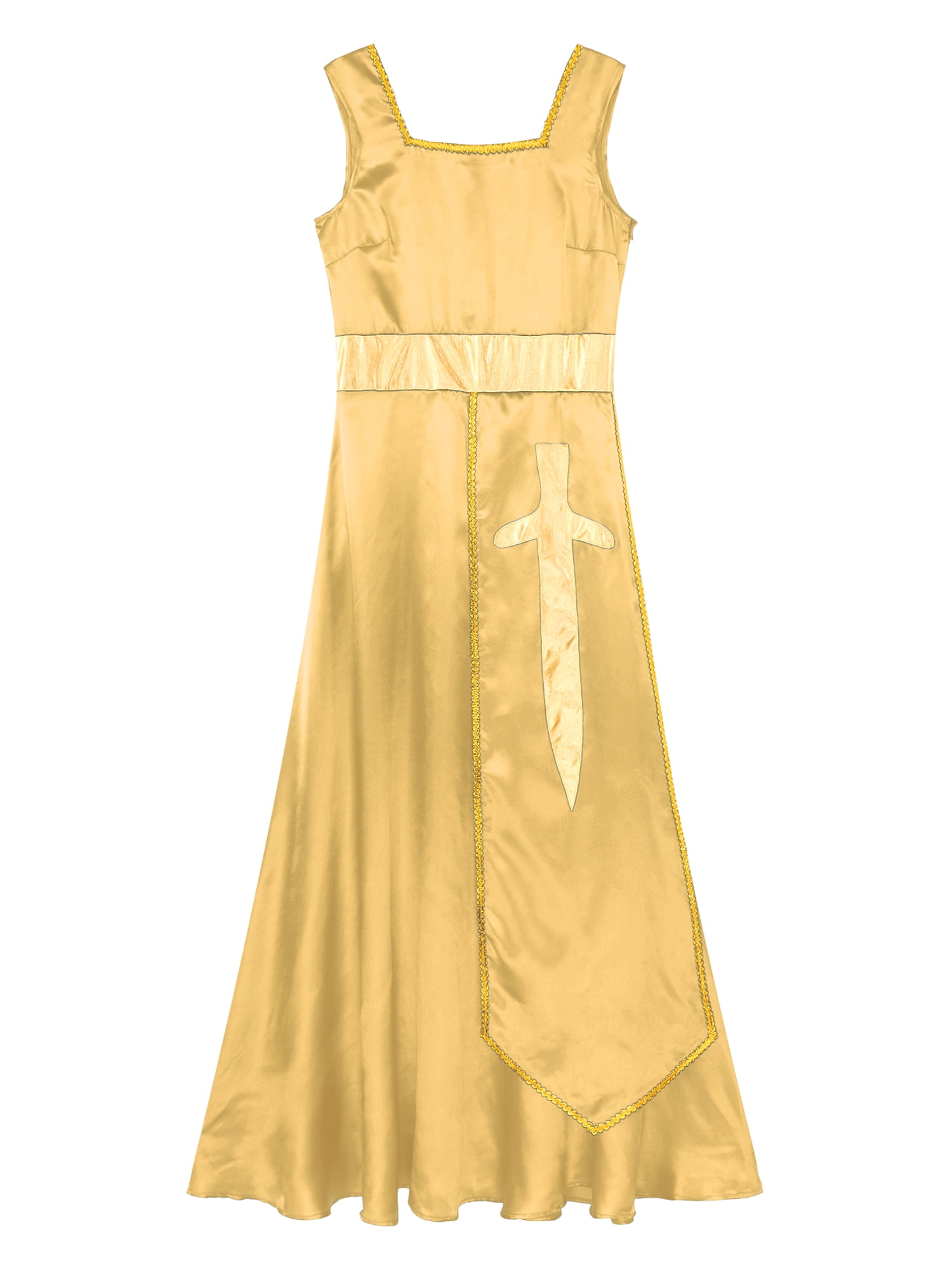 Yruioon Women Metallic Cross Praise Dance Dress Worship Dancewear ...