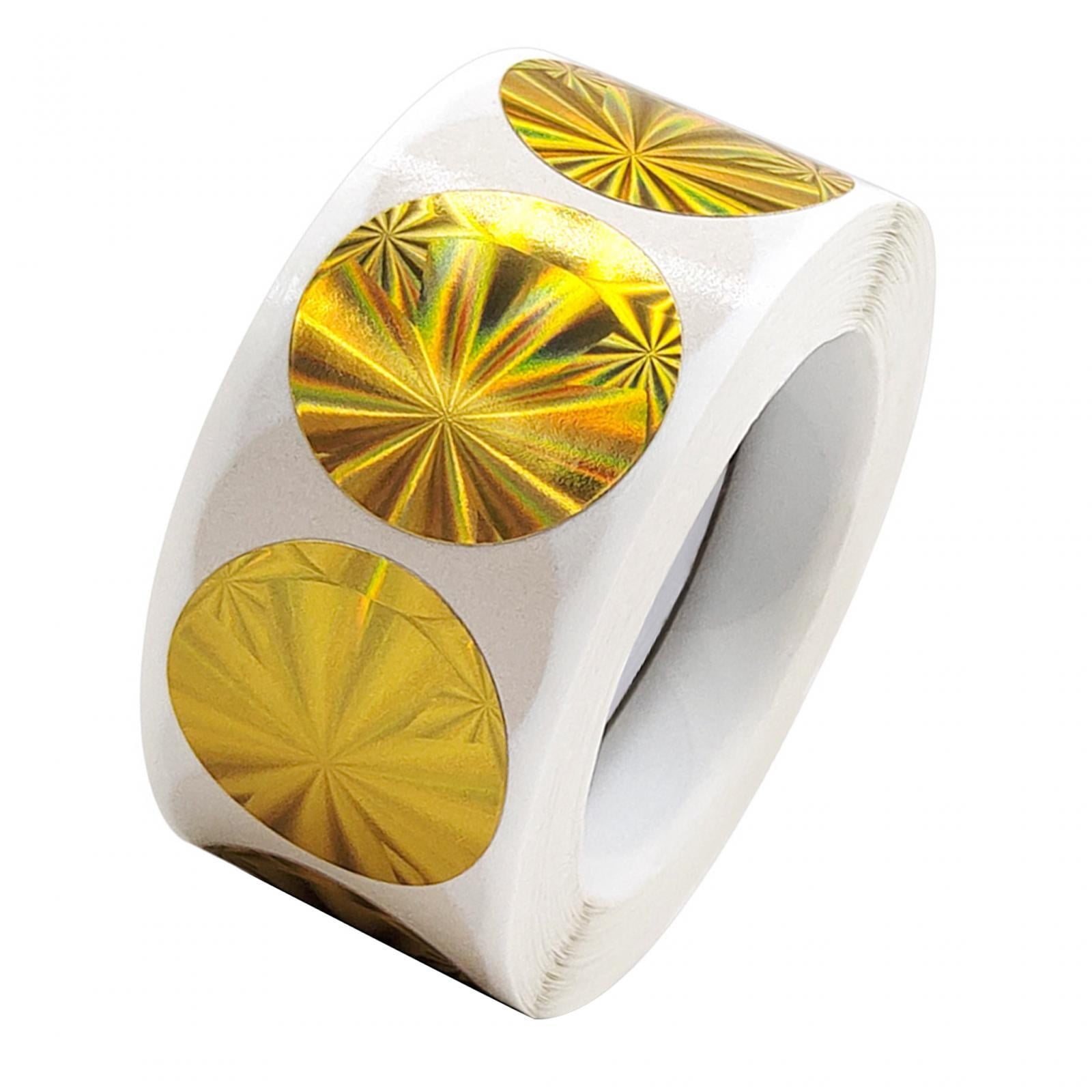 YsXoWiui 1 Roll Round Labels Decals Self Sticky Incentive Stickers ...