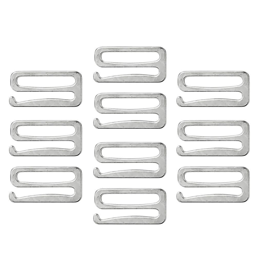 YsXoWiui 10pcs Alloy Lingerie Bikini Replacement Bra Strap Adjustment 9 ...