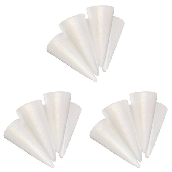 Styrofoam Craft Cones