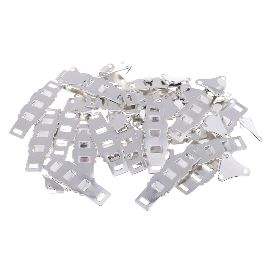 YsXoWiui 20 Units Hook And Rod Ribbon Closures Adjustment Knob Buckle ...