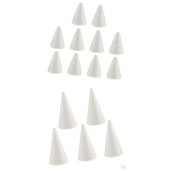 Styrofoam Craft Cones