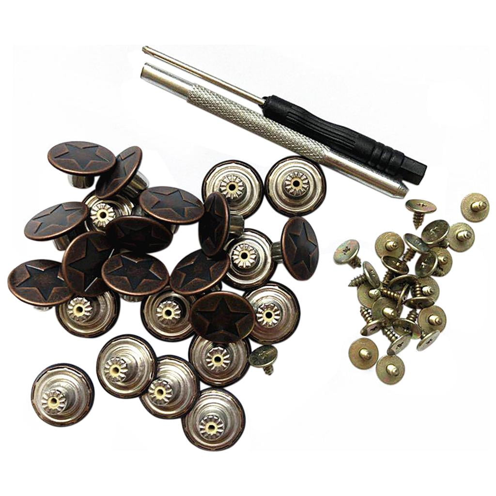 YsXoWiui 25 Pieces Jeans Buttons Buttons Clothing Adjustable 17mm with ...