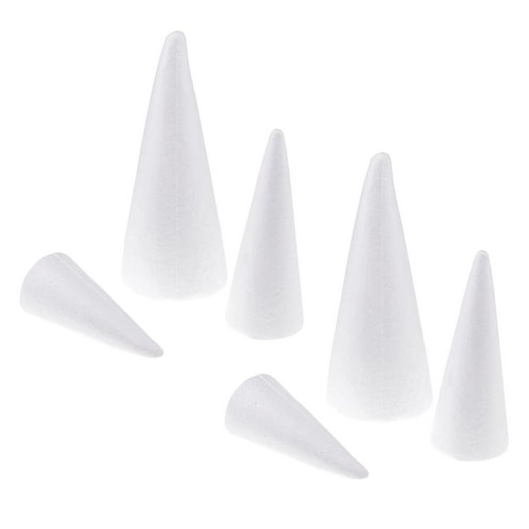 Styrofoam Craft Cones