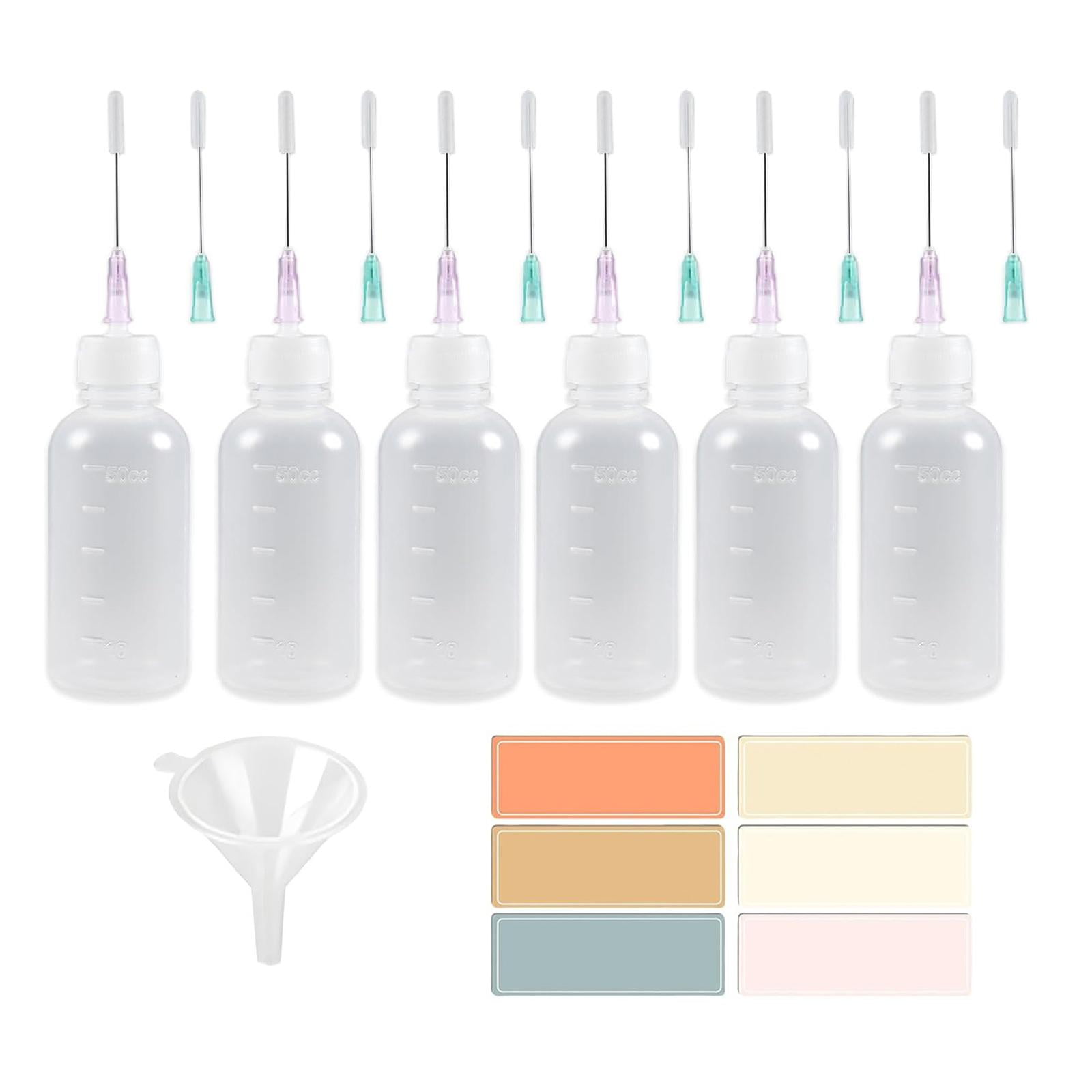 YsXoWiui Precision Applicator Gule Squeeze Bottle 50cc 18GA 21GA Blunt ...