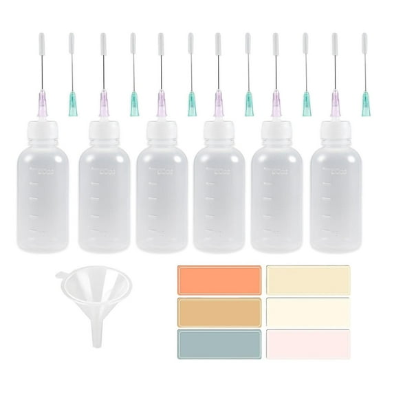 YsXoWiui Precision Applicator Gule Squeeze Bottle 50cc 18GA 21GA Blunt ...