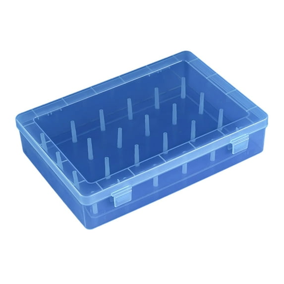 YsXoWiui Sewing Thread Storage Box for Home Clear Embroidery Thread ...