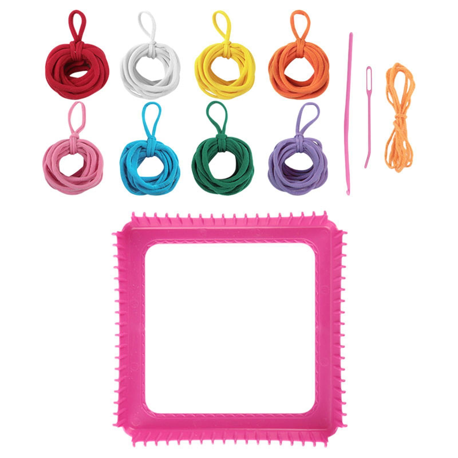 YsXoWiui Weaving Loom Kit Toys DIY Knitting Crochet Portable Crafts ...