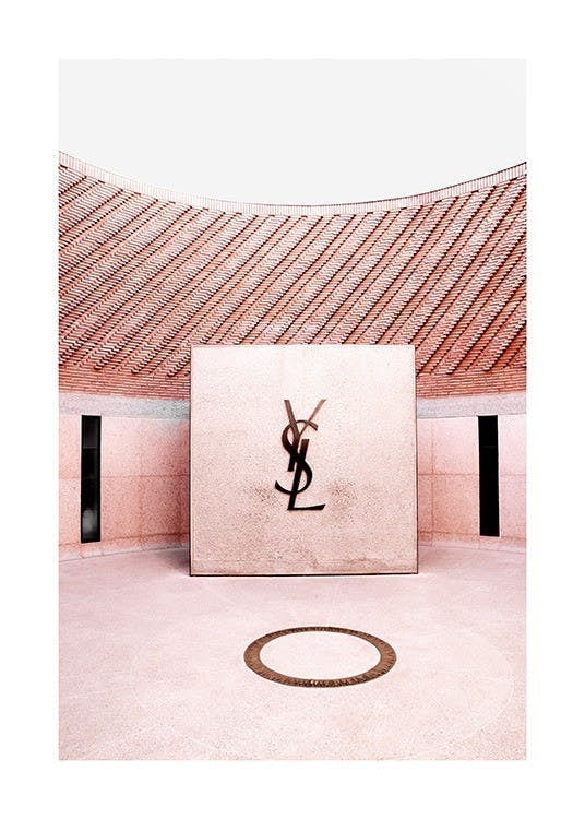 Ysl Fashion Museum Print Wall Art, Modern Wall Decor For Living Room ...