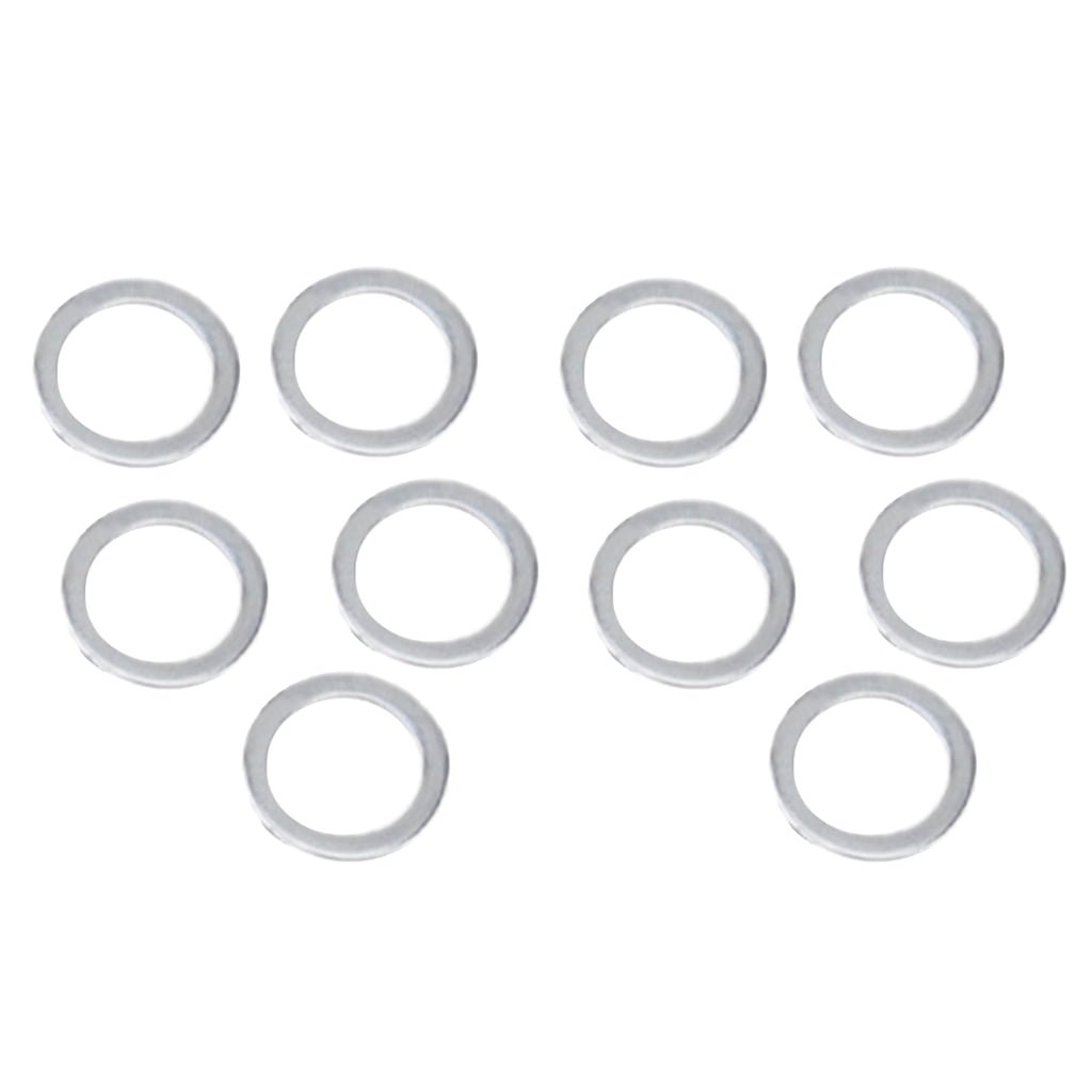 Ysmooiuy 10Pcs Bikes Pedal Washers Steel Cycling Extenders Pivots ...