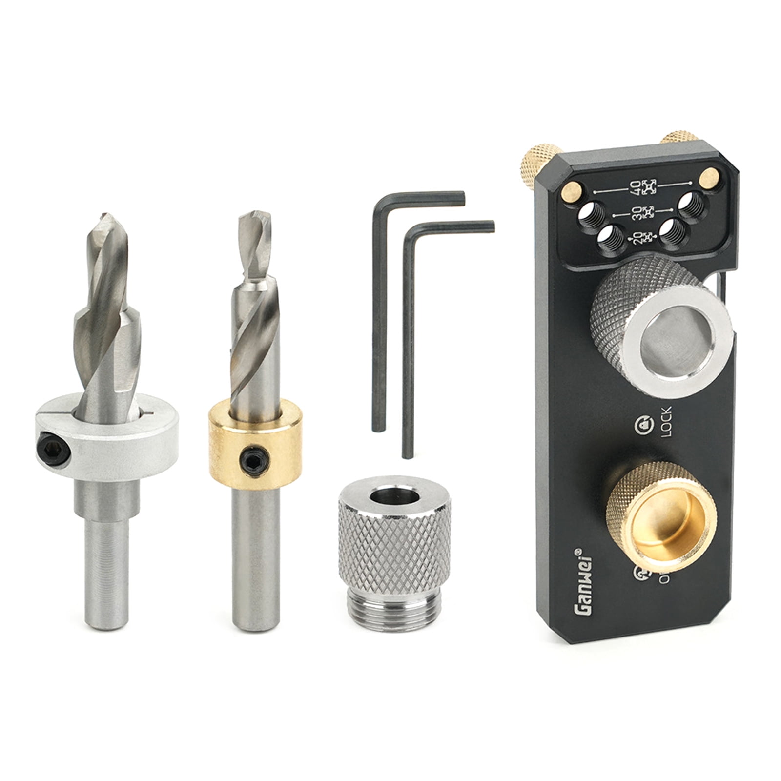 Ysmooiuy Aluminum Drill Guide Punching Driver Tool Drill Professional ...