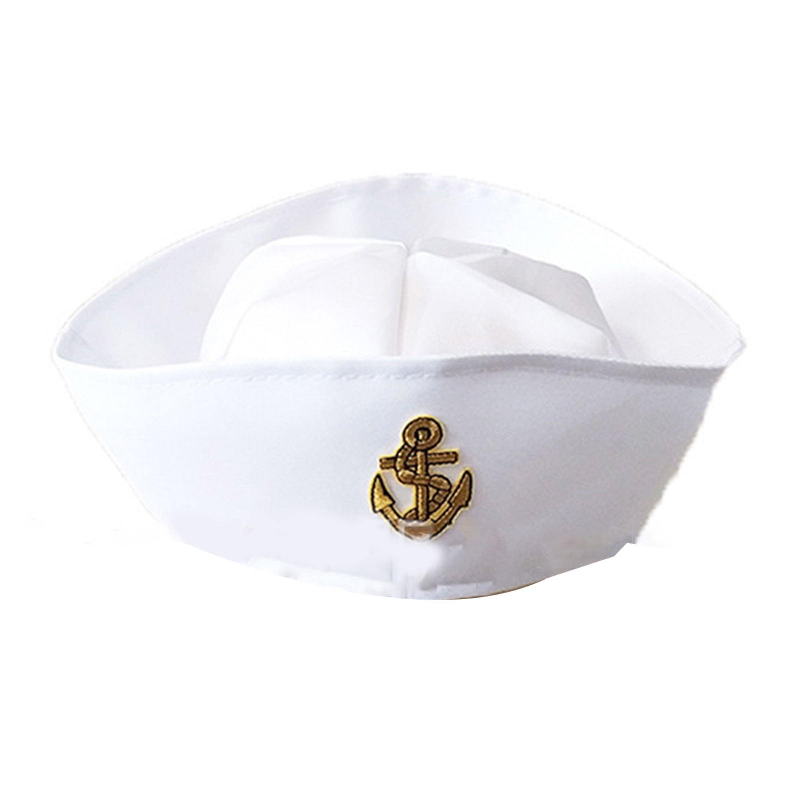 Ysmooiuy Marine Captain Hats White Captain Hat Navy Marine Fancy ...