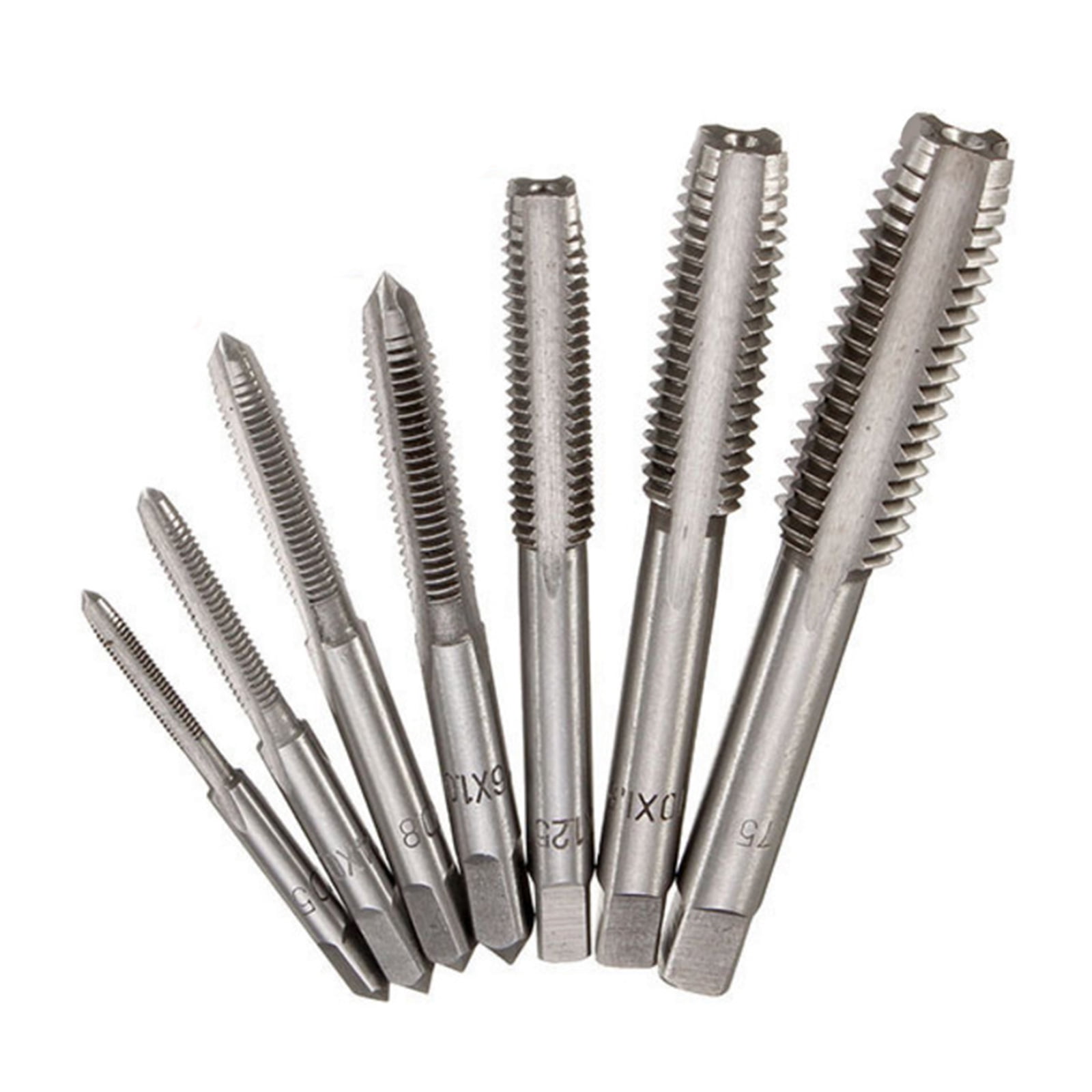 Ysmooiuy Metric Screw Tap Hand Taps Screw Hole Drill Bit Set Machine ...