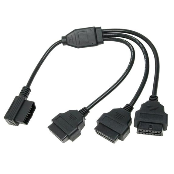 Ysmooiuy Port Splitter Cable Automotive Extension Cable L Shaped ...