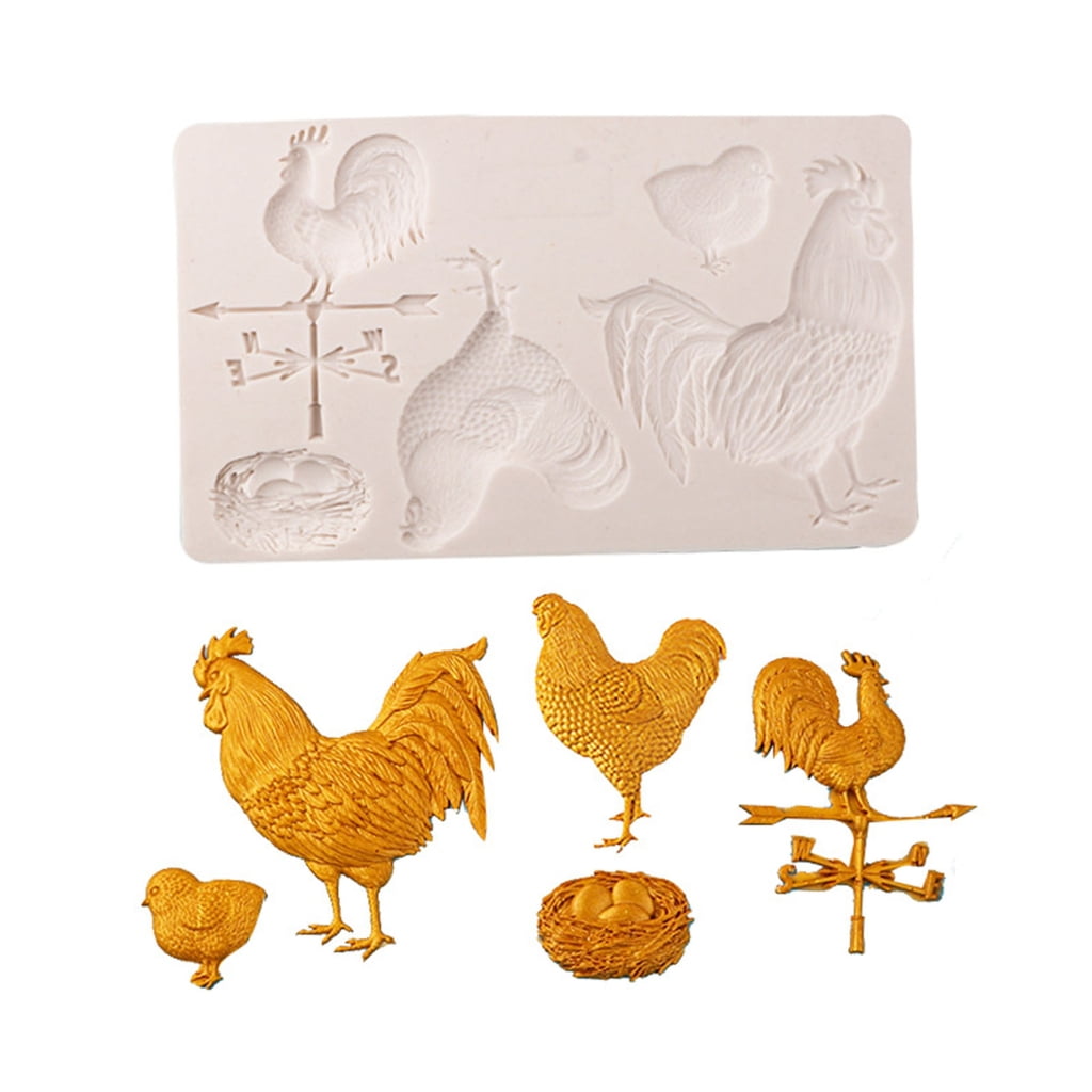 Ysmooiuy Silicone Chocolate Moulds Chicken Nest Shaped Chocolate Candy ...