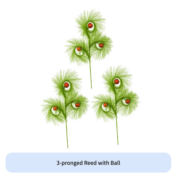 Ysyqkn 3 Pieces Elf Ornament Stems Multi-Purpose Use Tree Pick Easy to ...