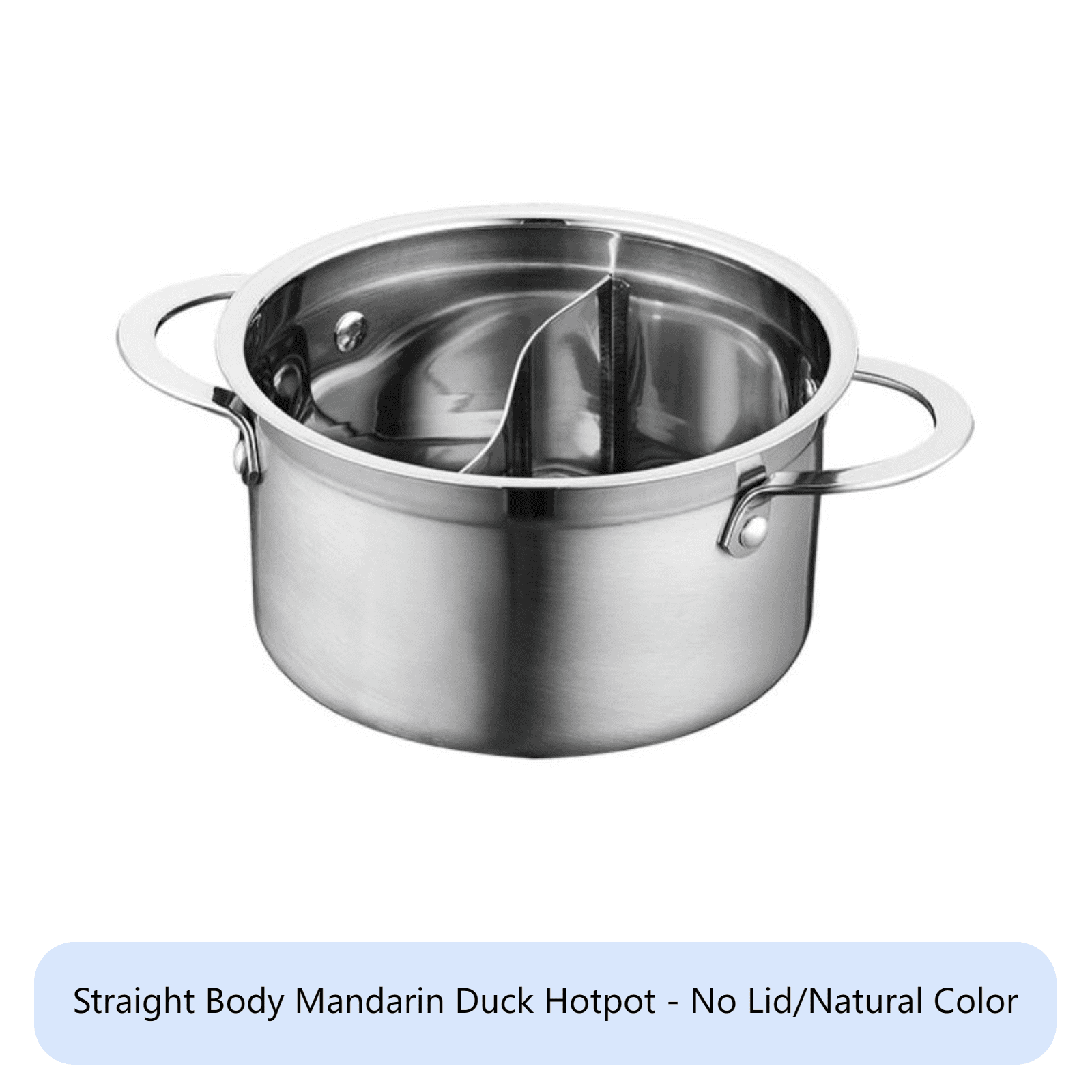 Ysyqkn Divided Hot Pot Ramen Pot Fast Heating Korean Ramen Pot Dual ...