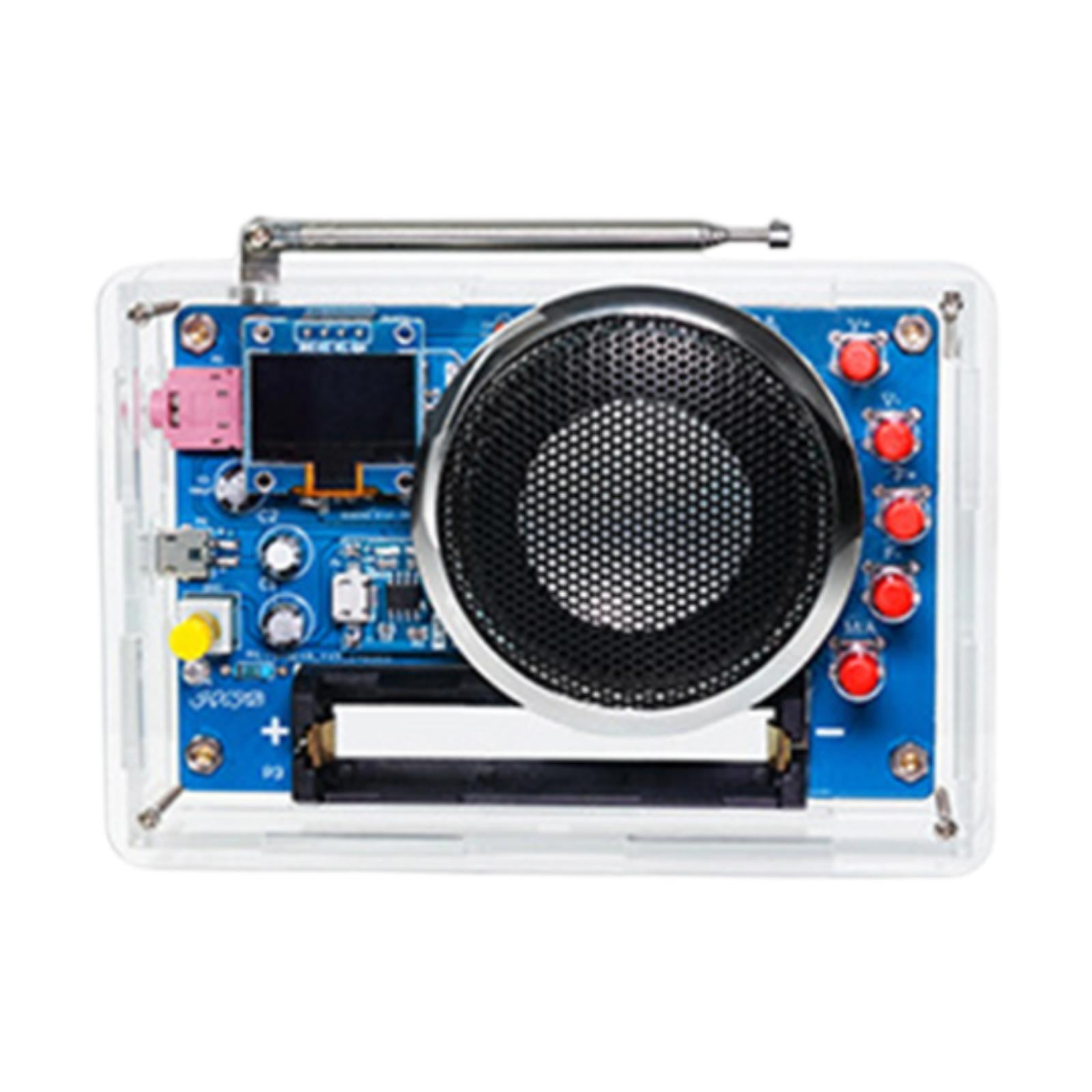 Ysyqkn Electronic Welding Assembly Radio Kit Stable OLED Display Creative Multifunction ...