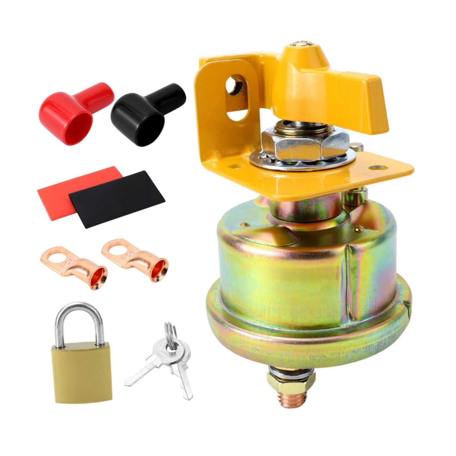 Ysyqkn Generic Battery Disconnect Switch Kit 300A Battery Power Cut Off ...