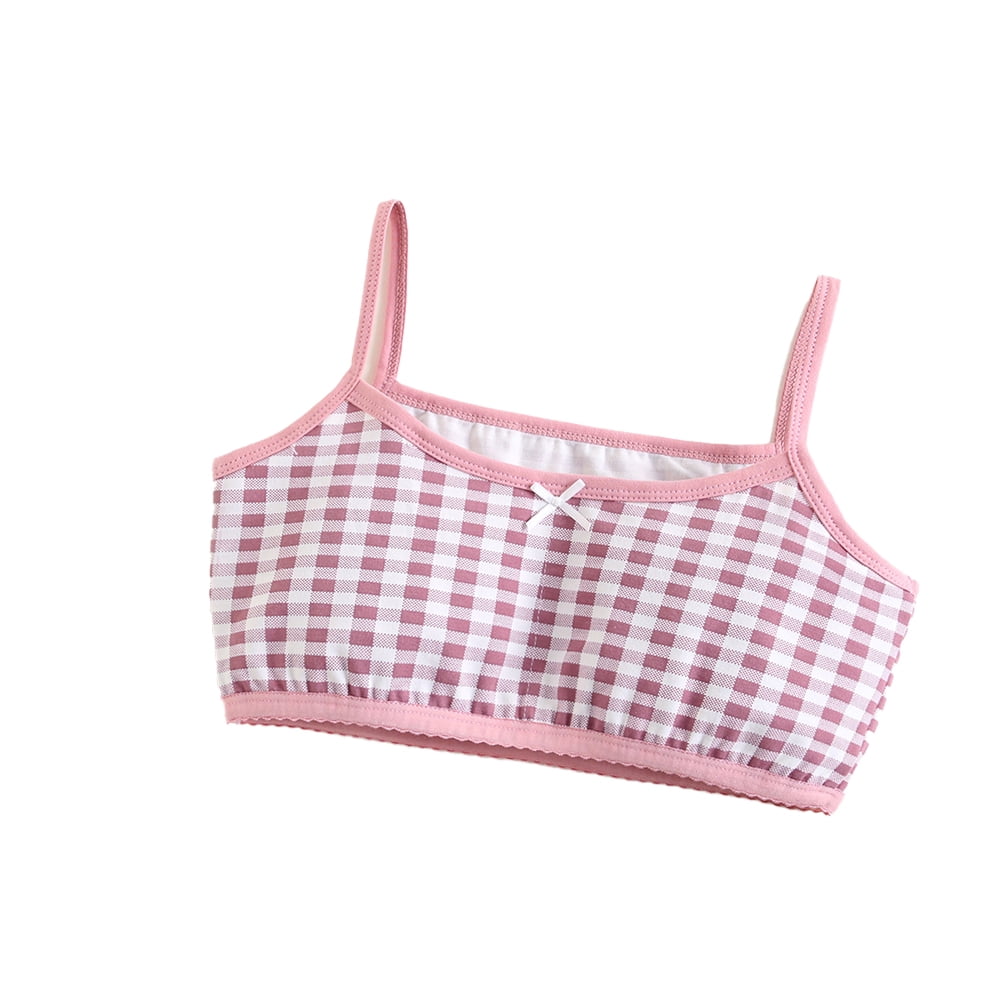 Ytdscs 7-11T Girls Cotton Cami Training Bras Students Bralette ...
