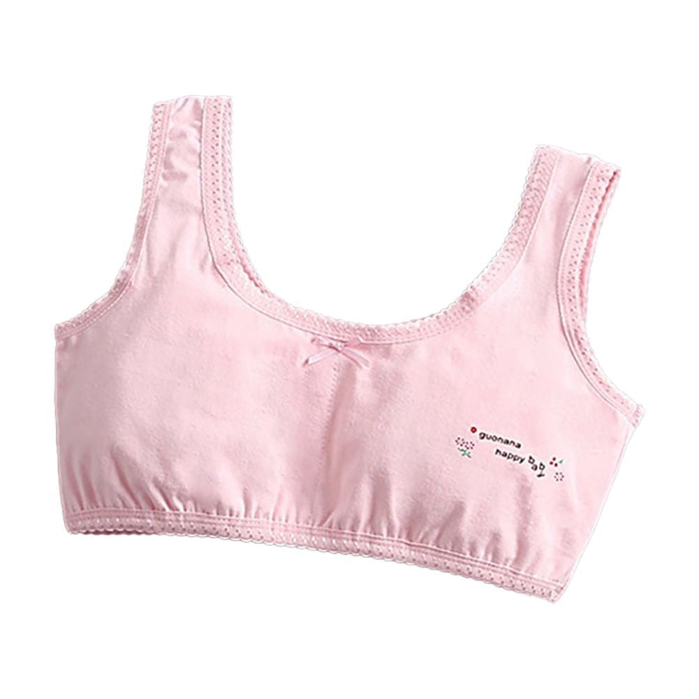 Ytdscs Kids Girls Cotton Training Bras,Sports Tanks Bralette, Sponge ...