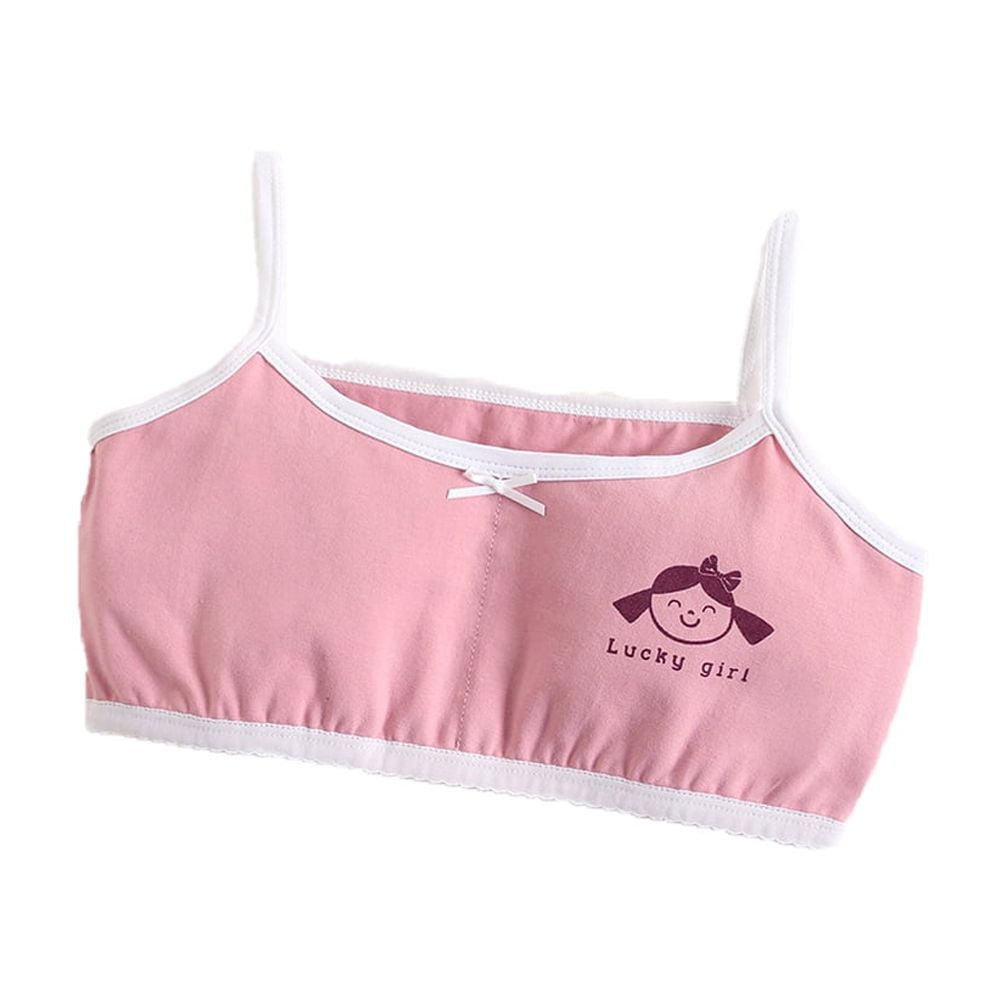Ytdscs Kids Girls' Training Bras Cami Bralette Removable Pads Sports ...