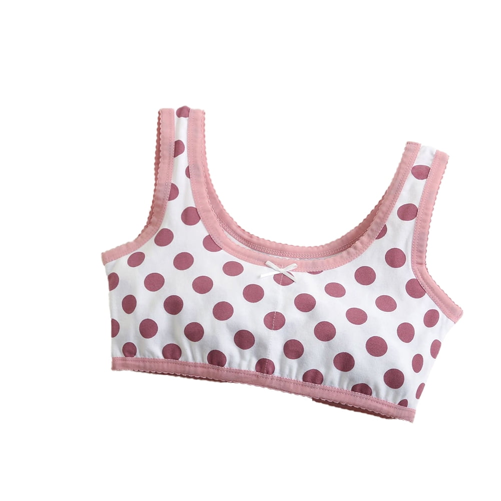 Ytdscs Students Training Bras, Girls Cotton Sports Tanks Underwear Kids ...